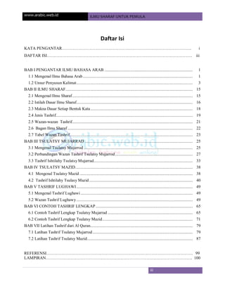 Ilmu sharafuntukpemula | PDF