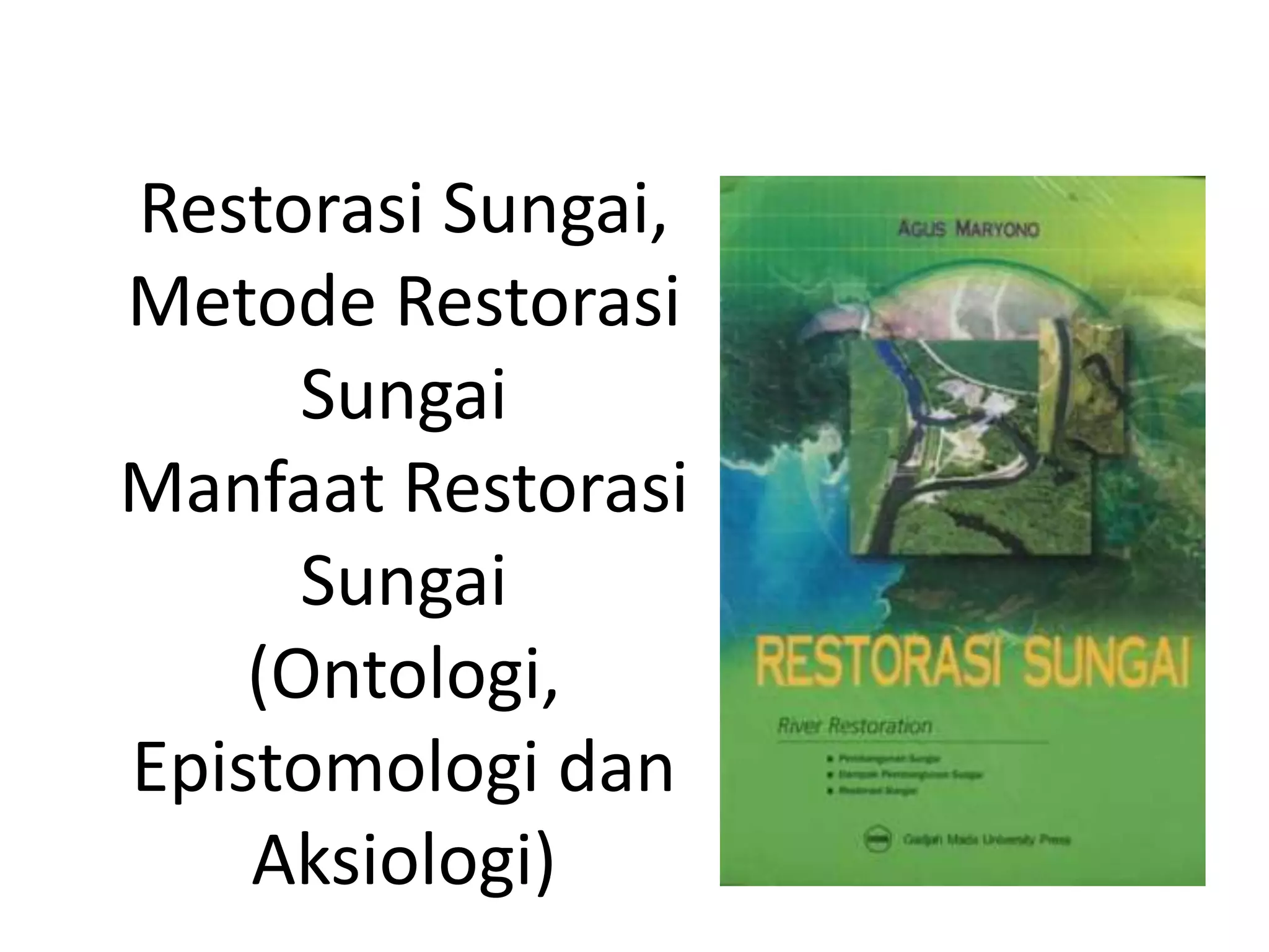 Ilmu sungai, pola pikir sistem berkelanjutan | PPTX