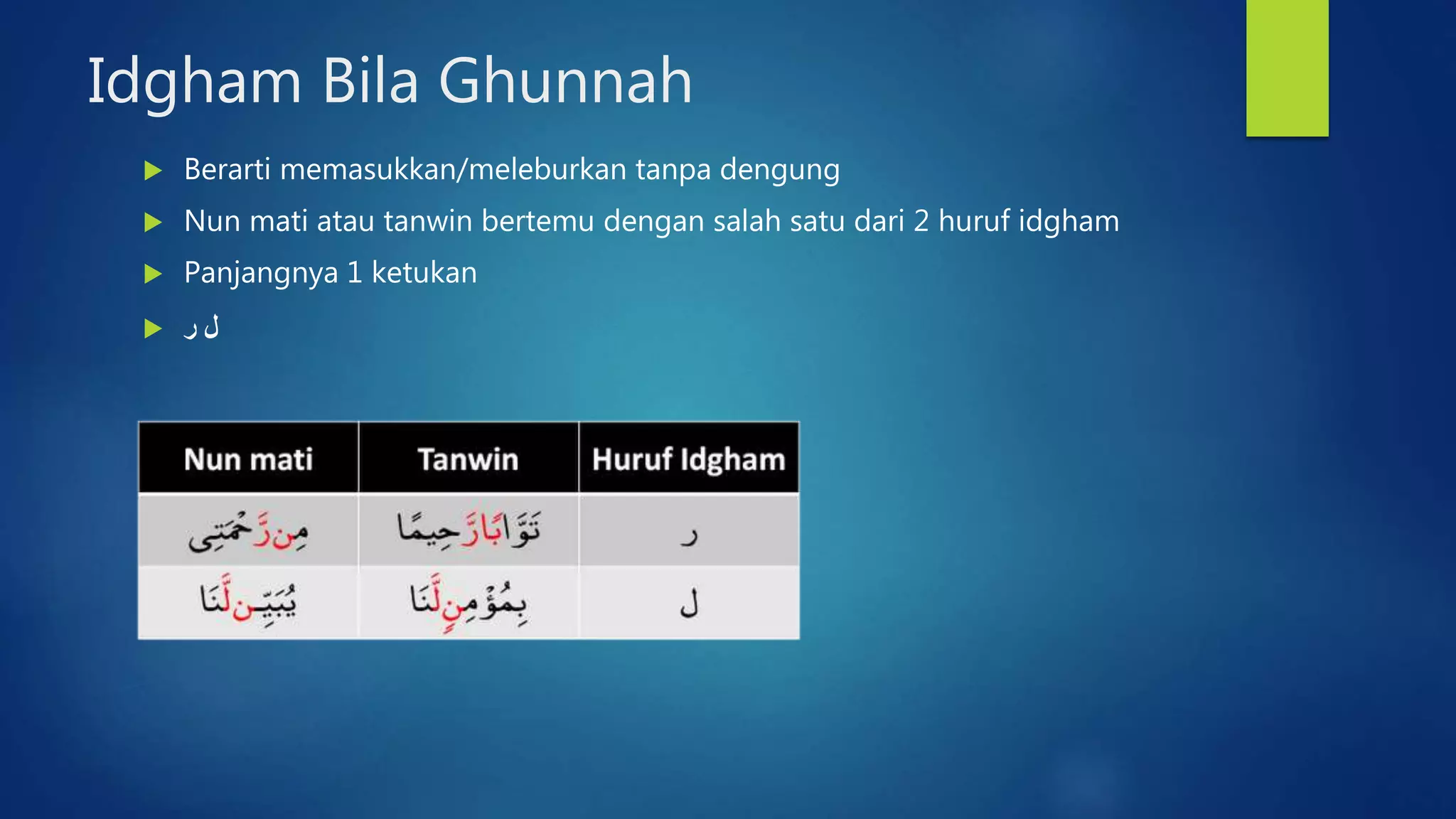 Ilmu Tajwid - 1 | PPTX