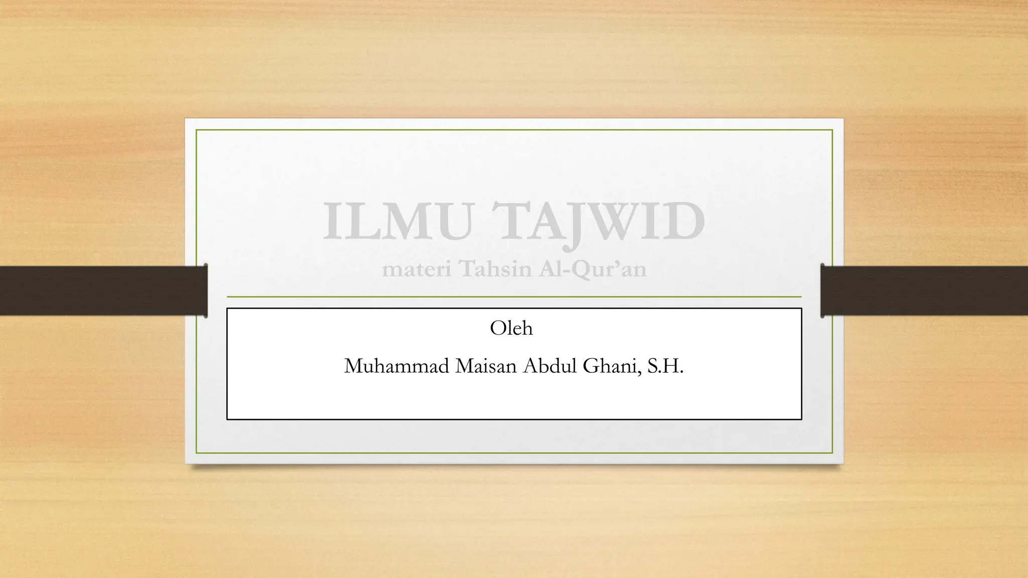 ILMU TAJWID (TAHSIN) mengenai bagaimana cara membaca alquran yang benar ...