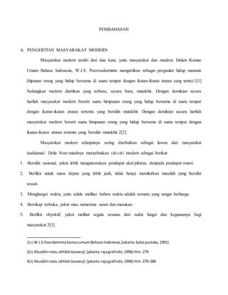 Ilmu tasawuf dan masyarakat modern | DOCX