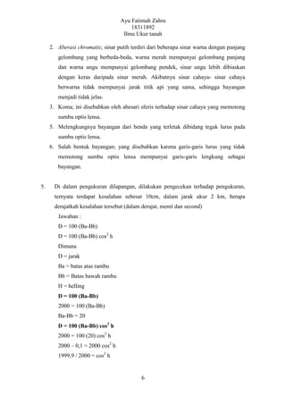 Ilmu ukur tanah | DOCX