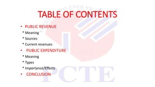 Public revenues and expenditure .pptx