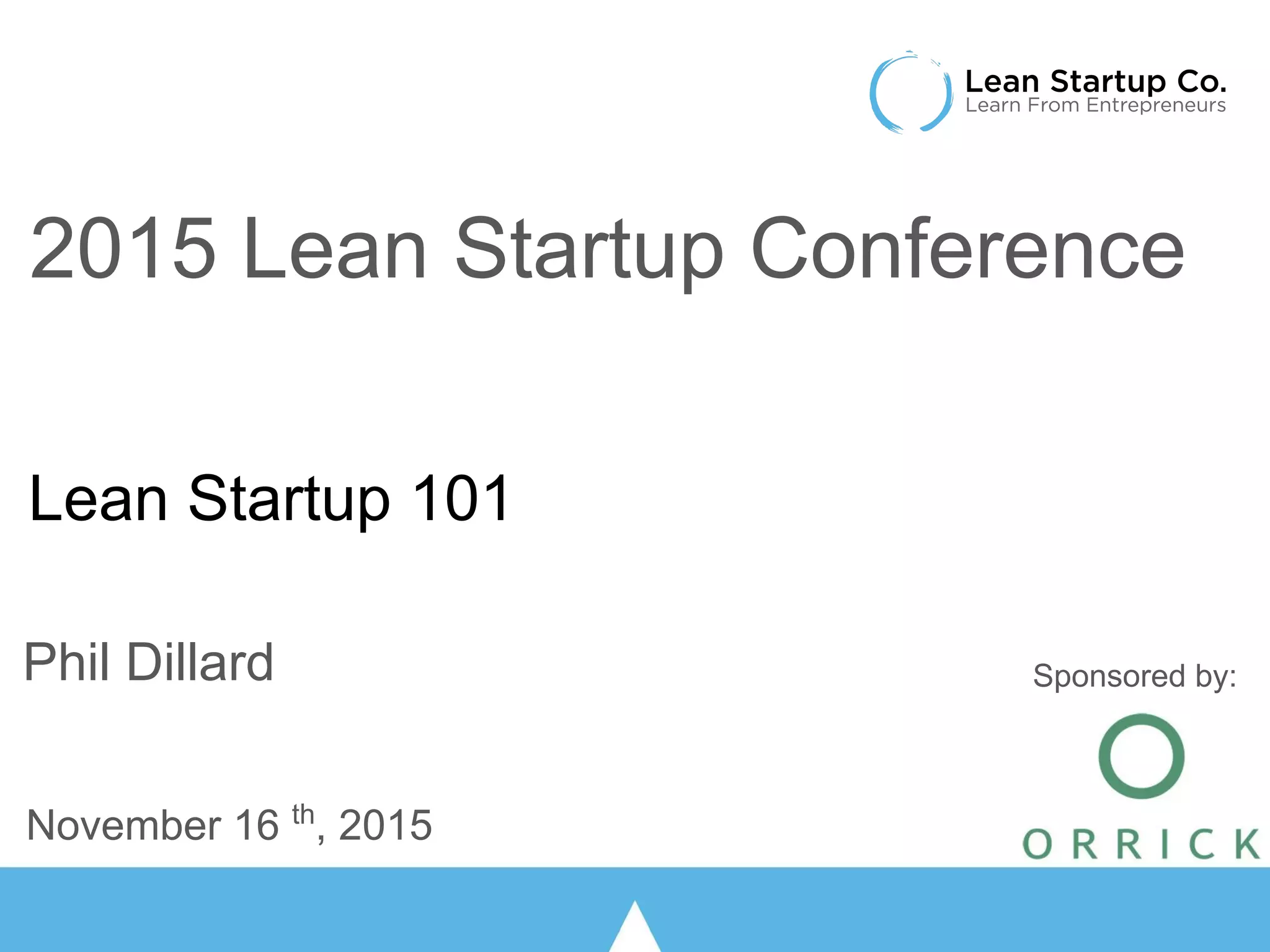 Lean Startup 101 | PDF