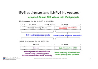 ILNPv6: enabling new functionality in IPv6 applications | PPT