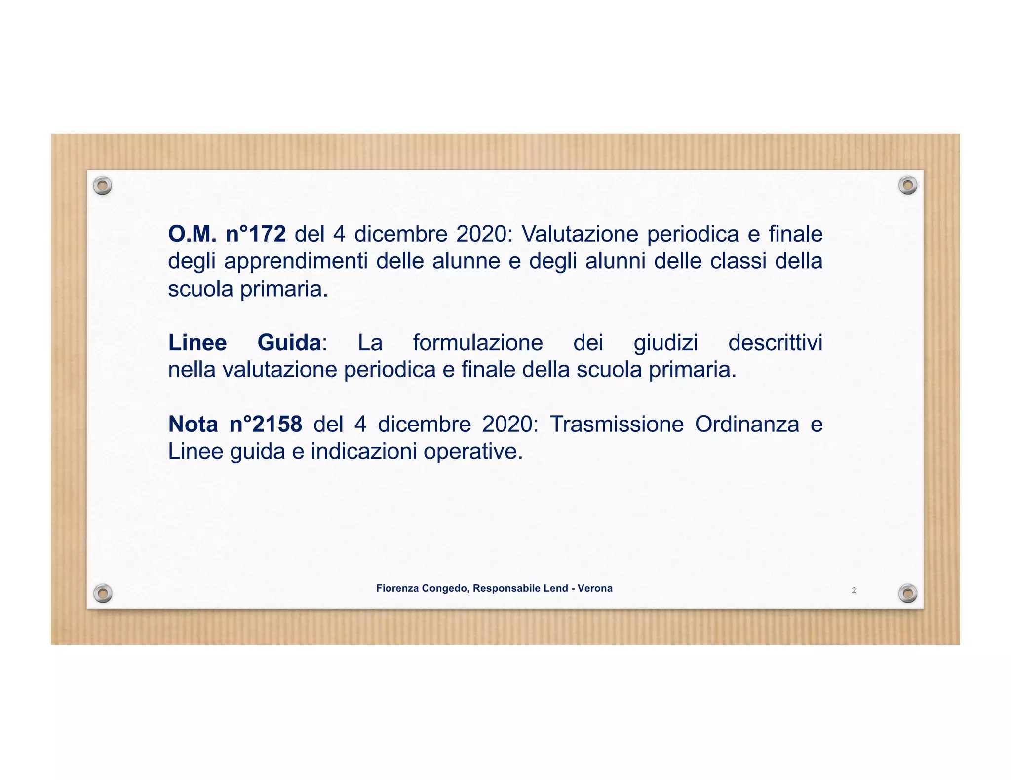 Il Nuovo Sistema di Valutazione | PDF