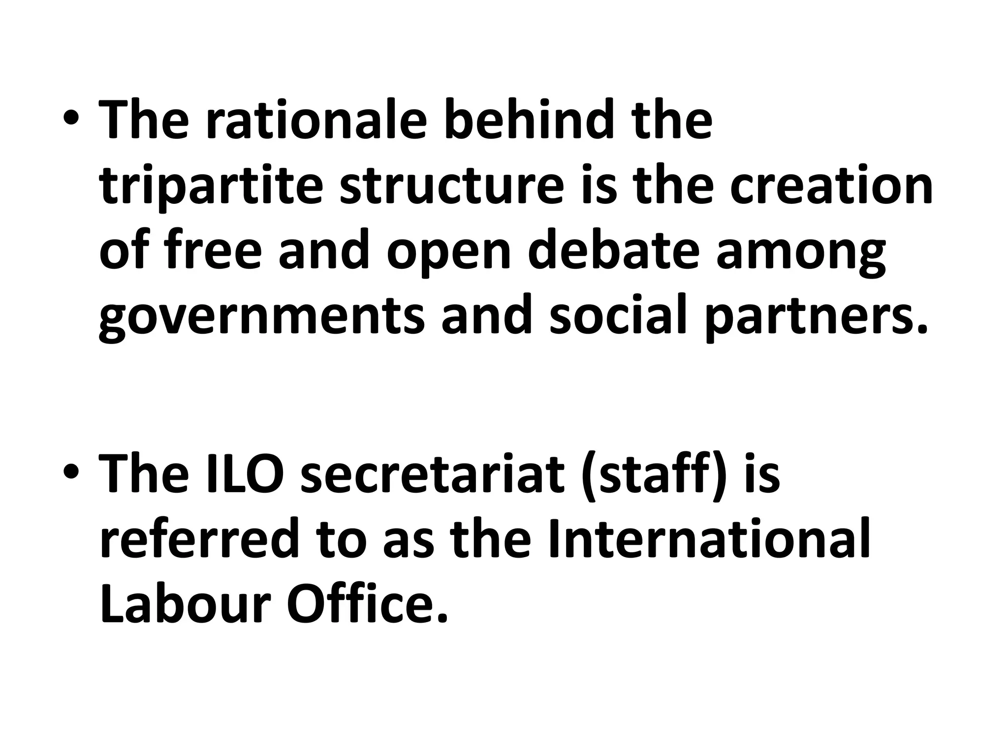 INTERNATIONAL LABOUR ORGANIZATION | PPTX