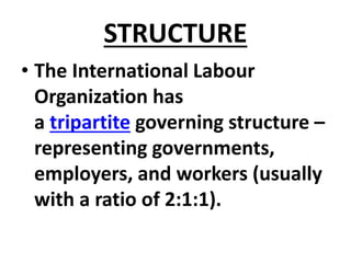 INTERNATIONAL LABOUR ORGANIZATION | PPTX