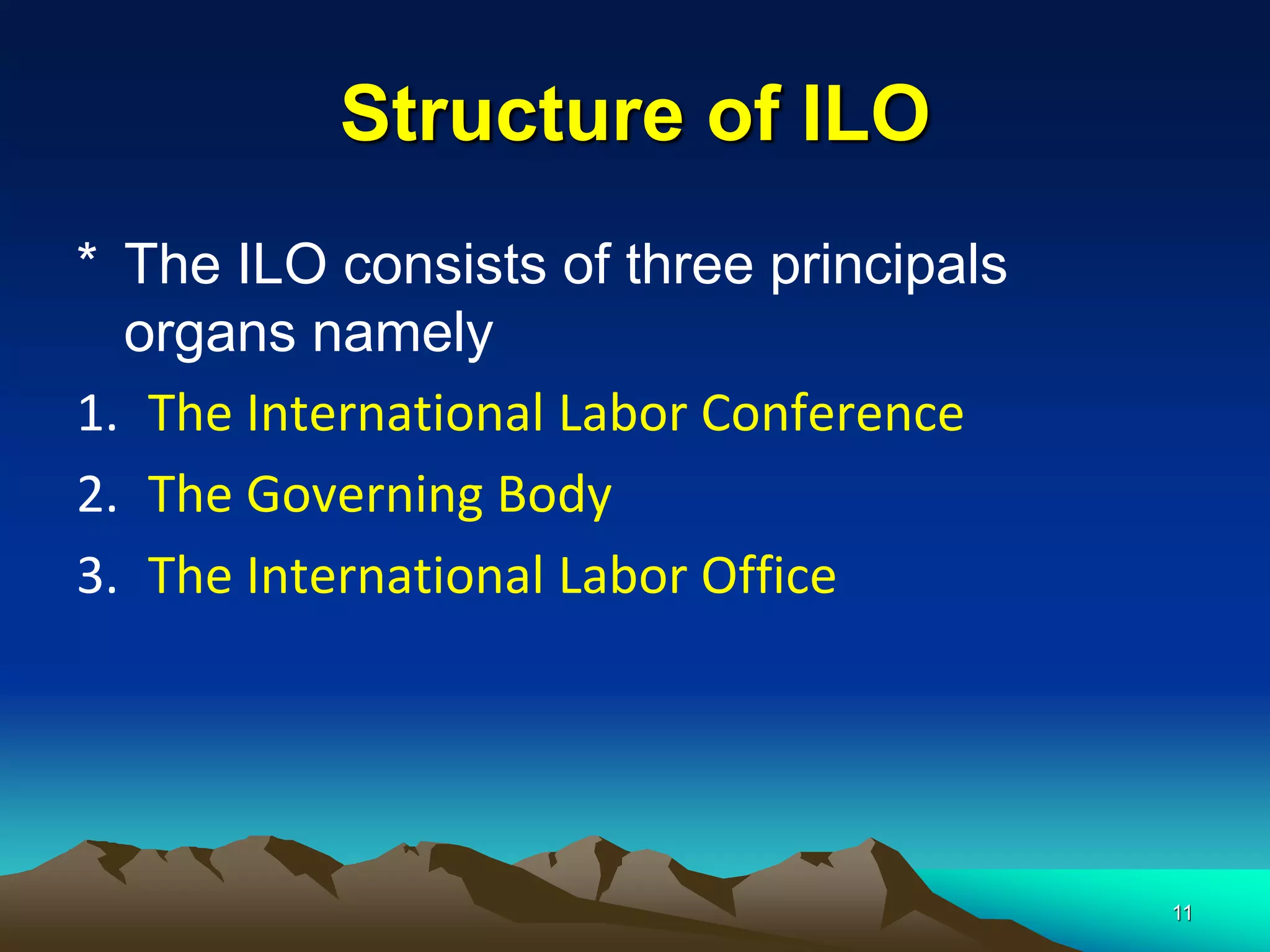 International Labour Organisation | PPT