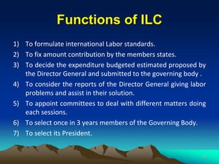 International Labour Organisation | PPT