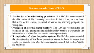 Industrial labor Organization ILO in HR | PPT