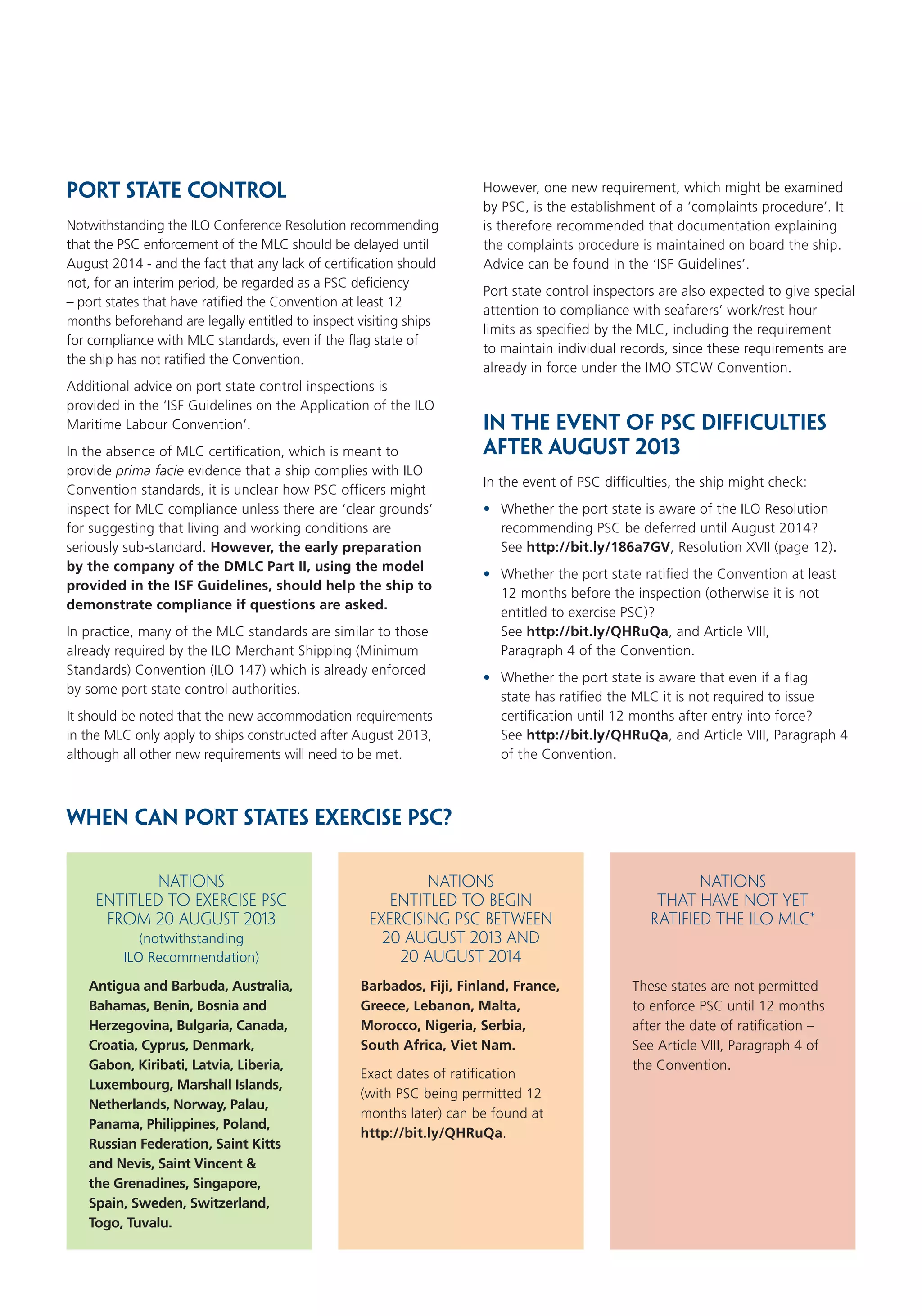 Ilo mlc-2006-guidance-on-psc | PDF