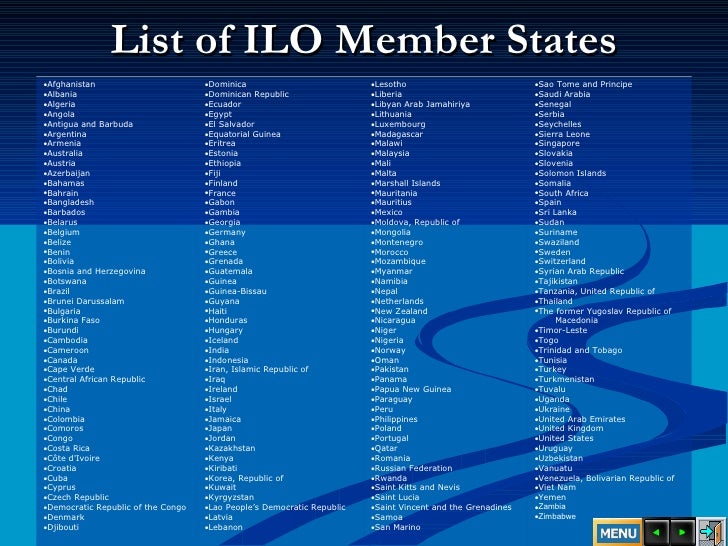 Introduction to the ILO