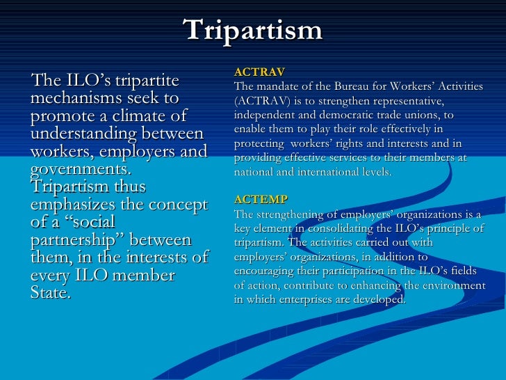 Introduction to the ILO