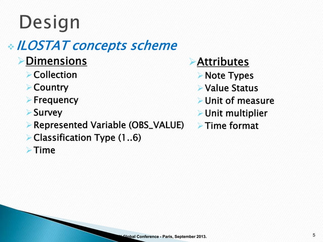 SDMX interface for ILOSTAT | PPTX