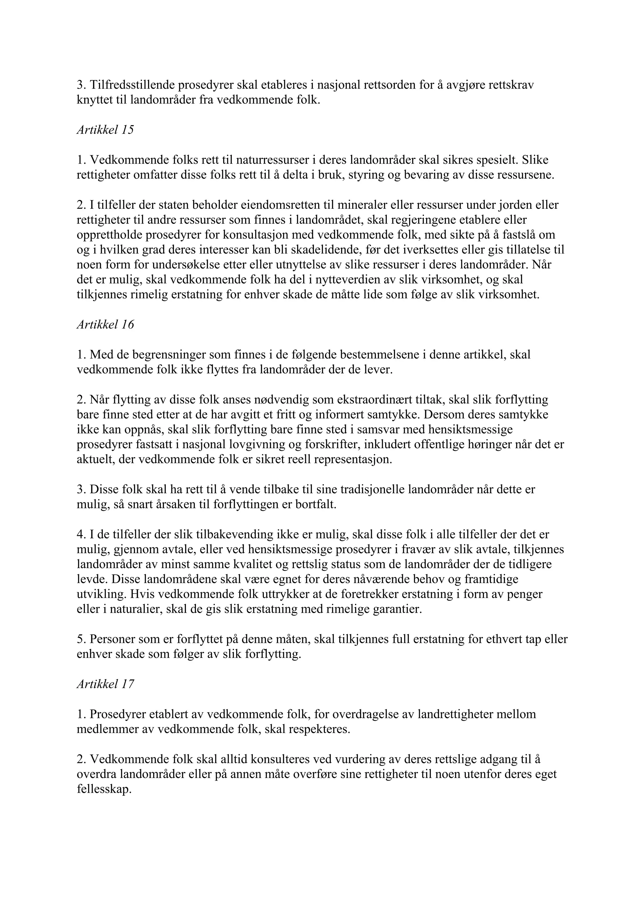 ILO-konvensjon 169 (norsk) | PDF