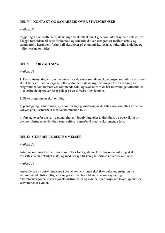 ILO-konvensjon 169 (norsk) | PDF
