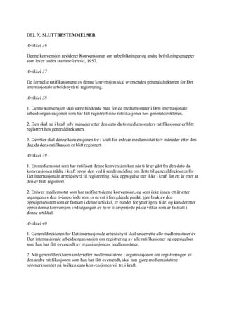 ILO-konvensjon 169 (norsk) | PDF