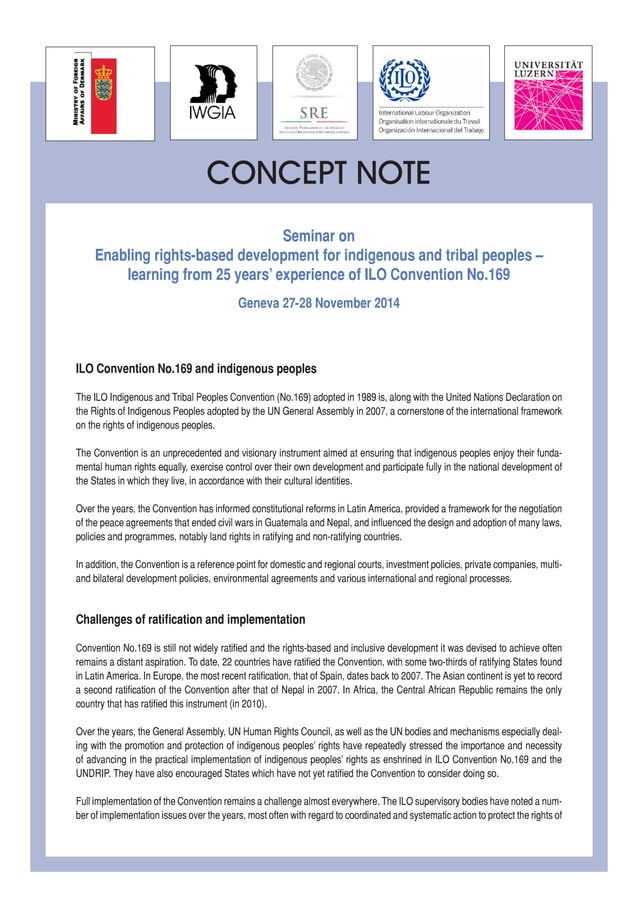 CONCEPT NOTE Seminar on Enabling rights-based development for ...