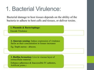 Transmission and dissemination of microbes & Immune and inflammatory ...