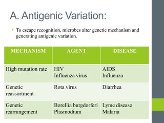 Transmission and dissemination of microbes & Immune and inflammatory ...
