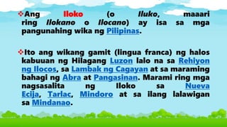 Ilocano | PPTX