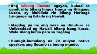 Ilocano | PPTX