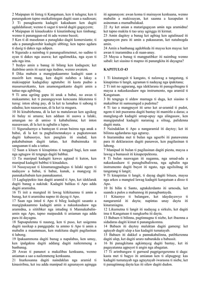 Ilocano - Ecclesiasticus.pdf