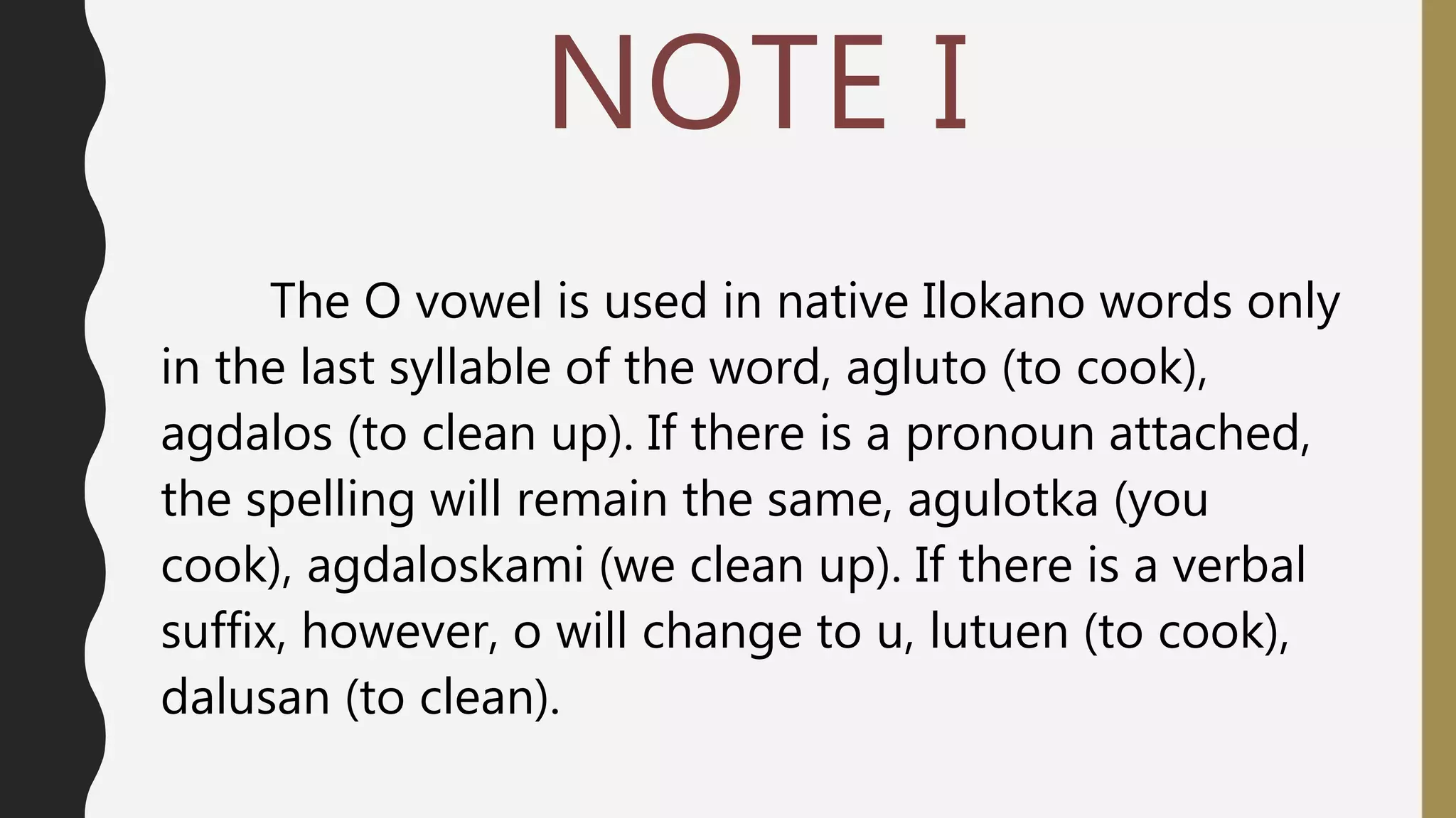 Ilocano Language Syntax | PPTX