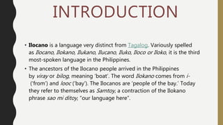 Ilocano Language Syntax | PPTX