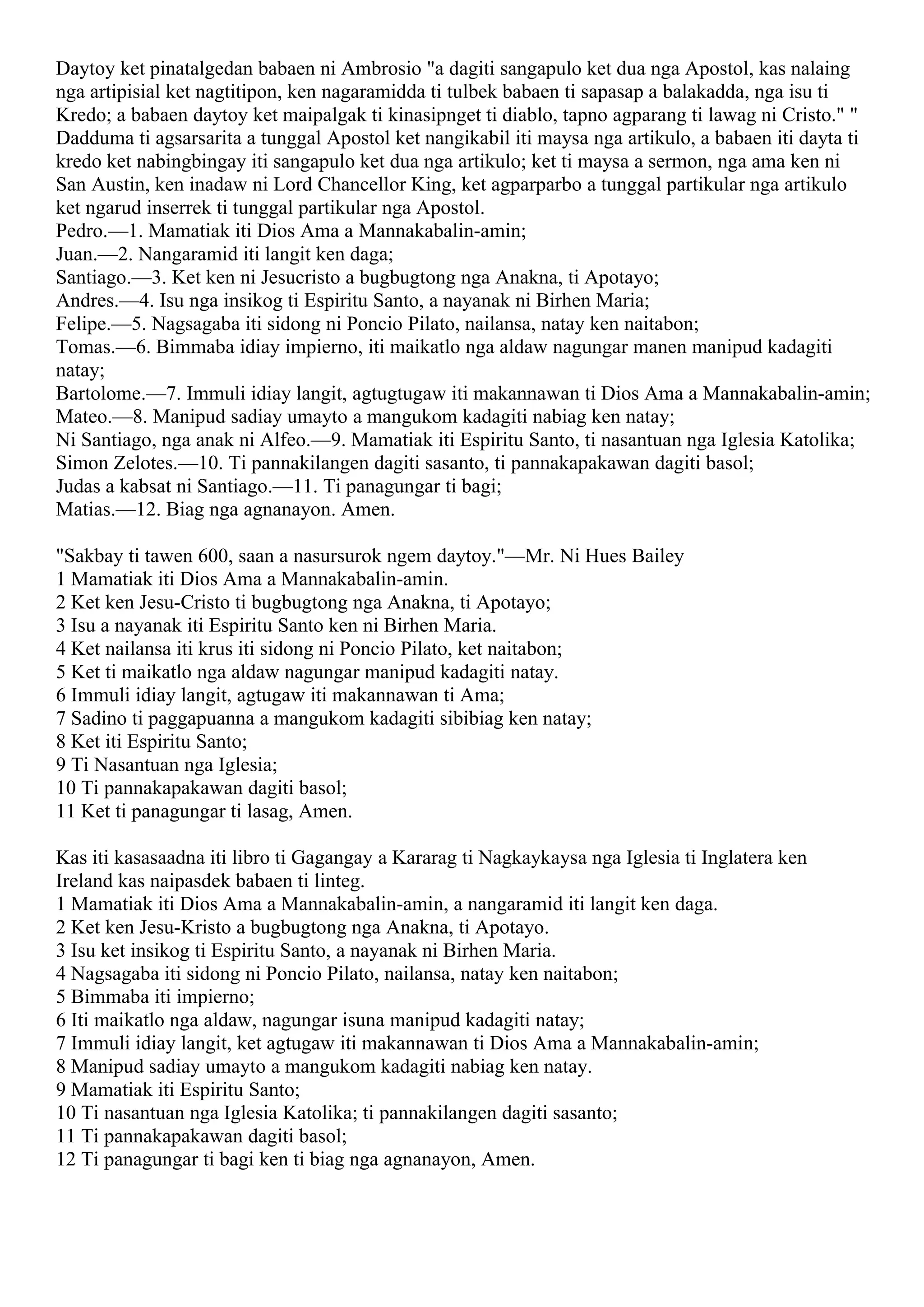 Ilocano - The Apostles' Creed.pdf