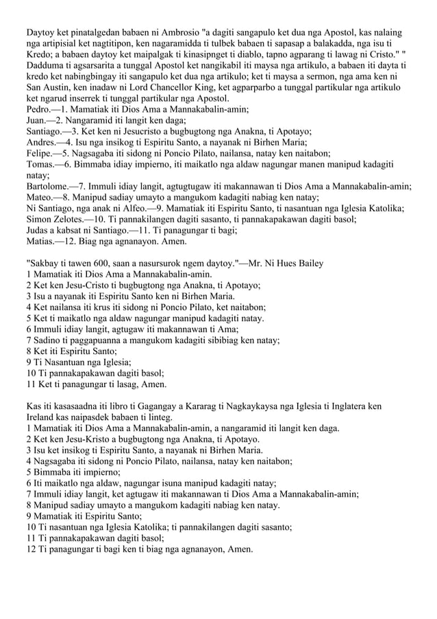 Ilocano - The Apostles' Creed.pdf