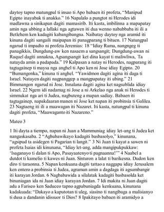 Ilocano bible new testament | DOCX