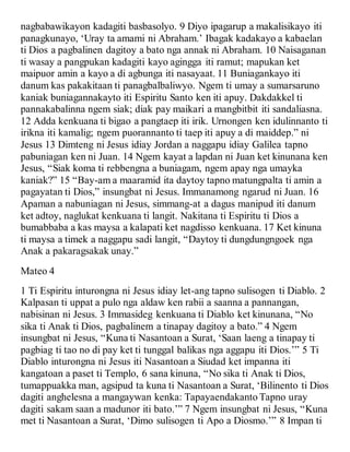 Ilocano bible new testament | DOCX