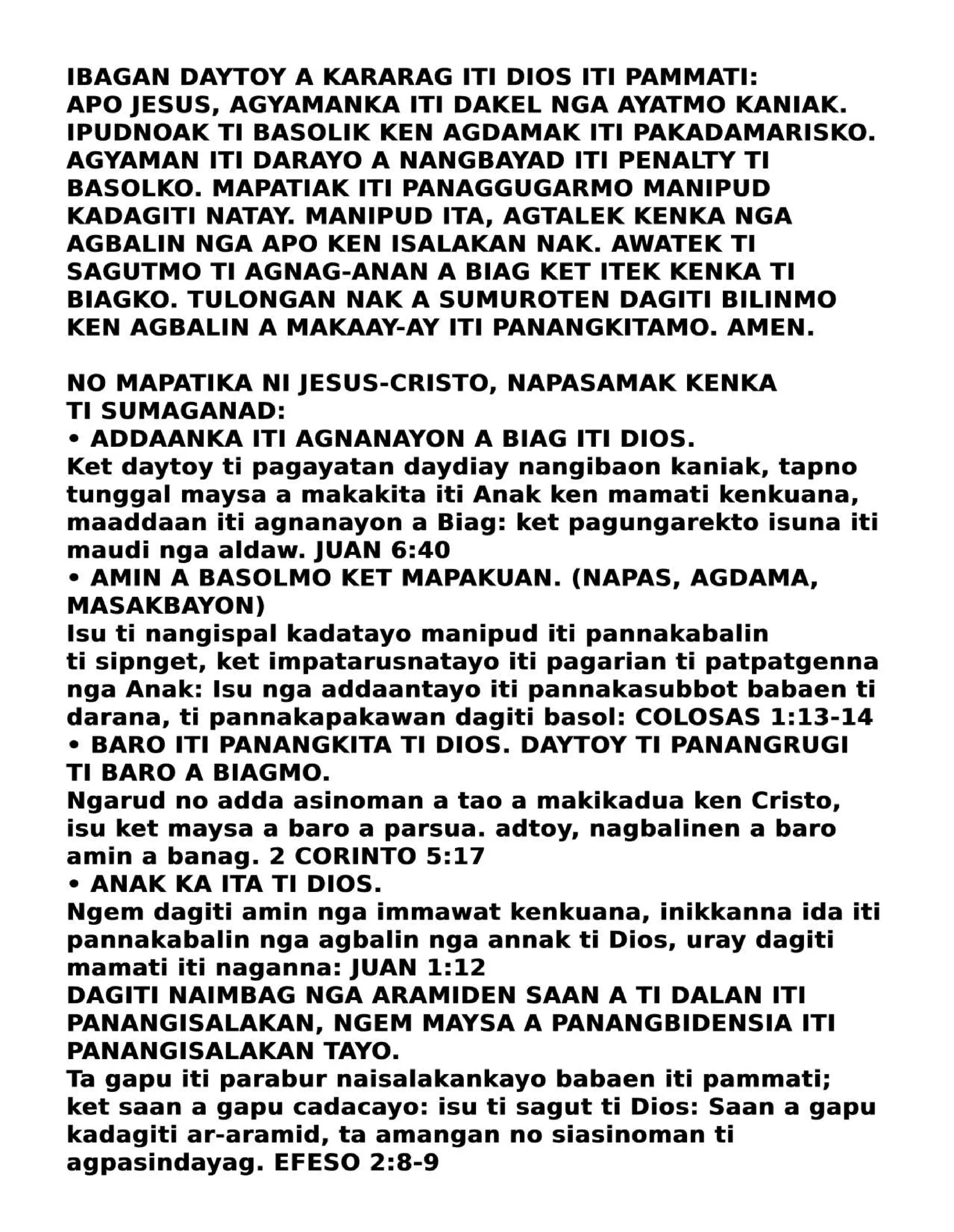 Ilocano Gospel Tract - A Memorial to Mary of Bethany | PDF