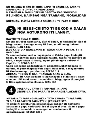 Ilocano Gospel Tract - A Memorial to Mary of Bethany | PDF