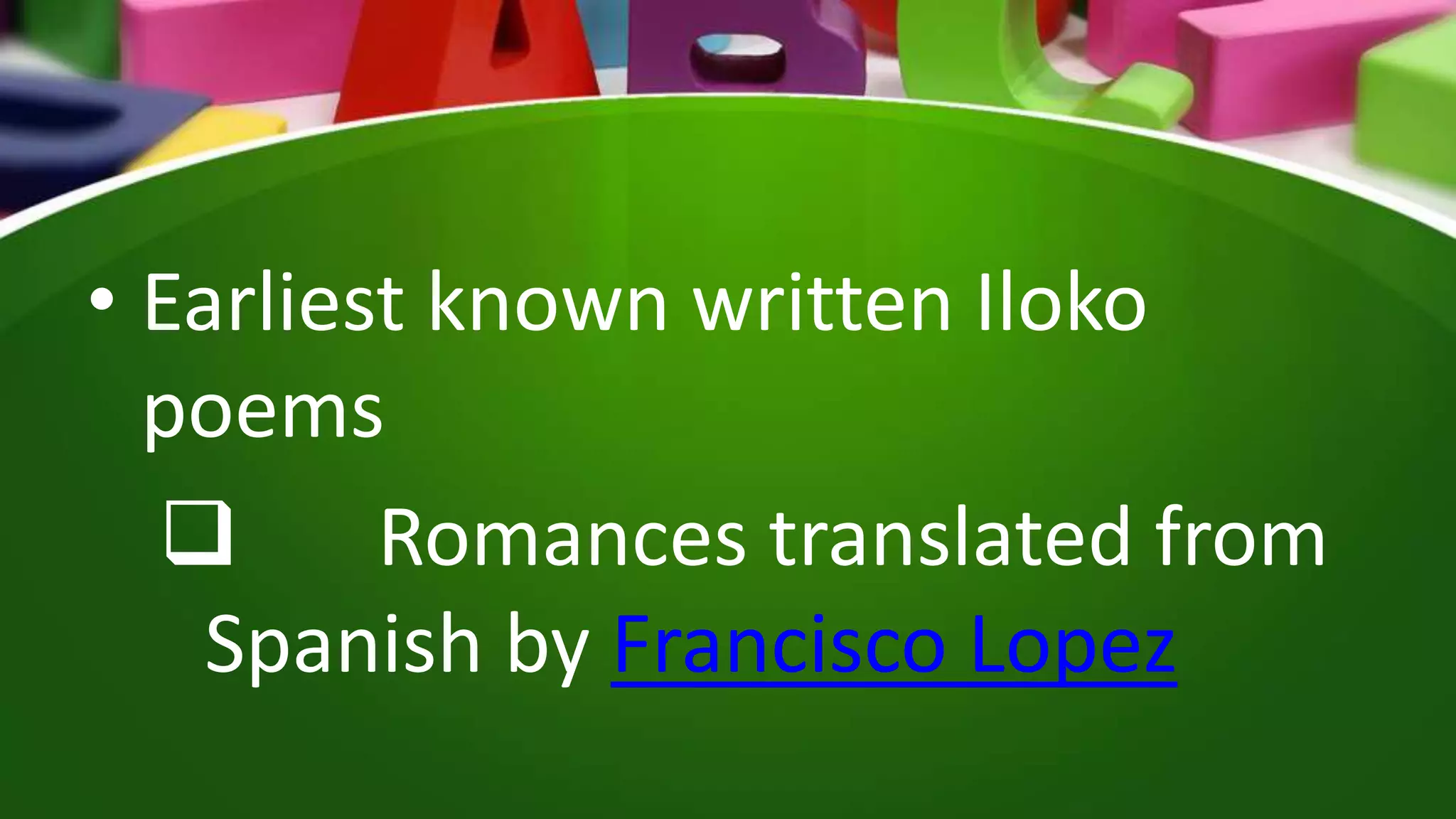 Ilocano Literature | PPTX