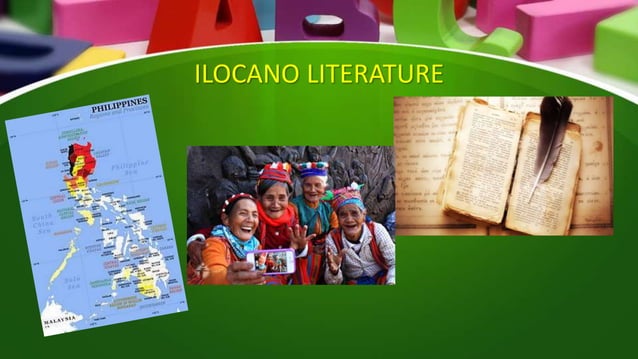 Ilocano Literature | PPTX | Books and Literature