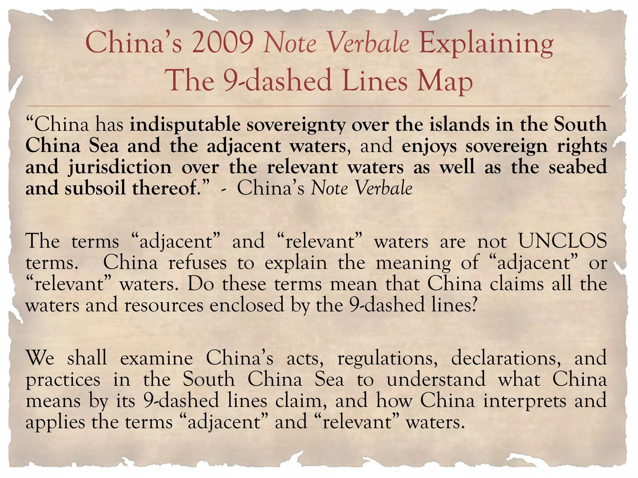 Latest: Justice Antonio T. Carpio on the South China Sea Dispute | PDF