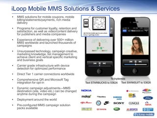 Product: iLoop Mobile MMS | PPTX
