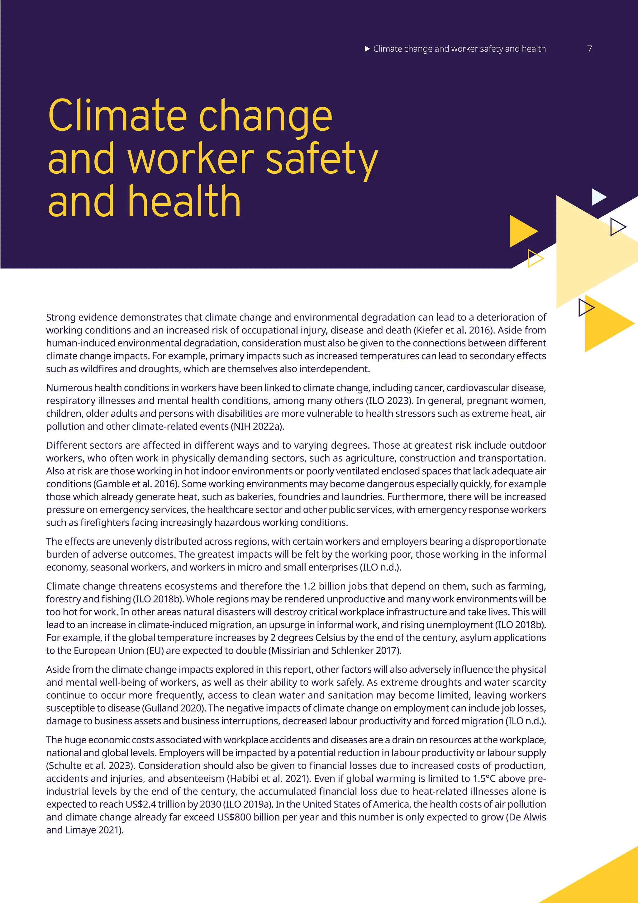 Climate change and safety and health at work | PDF