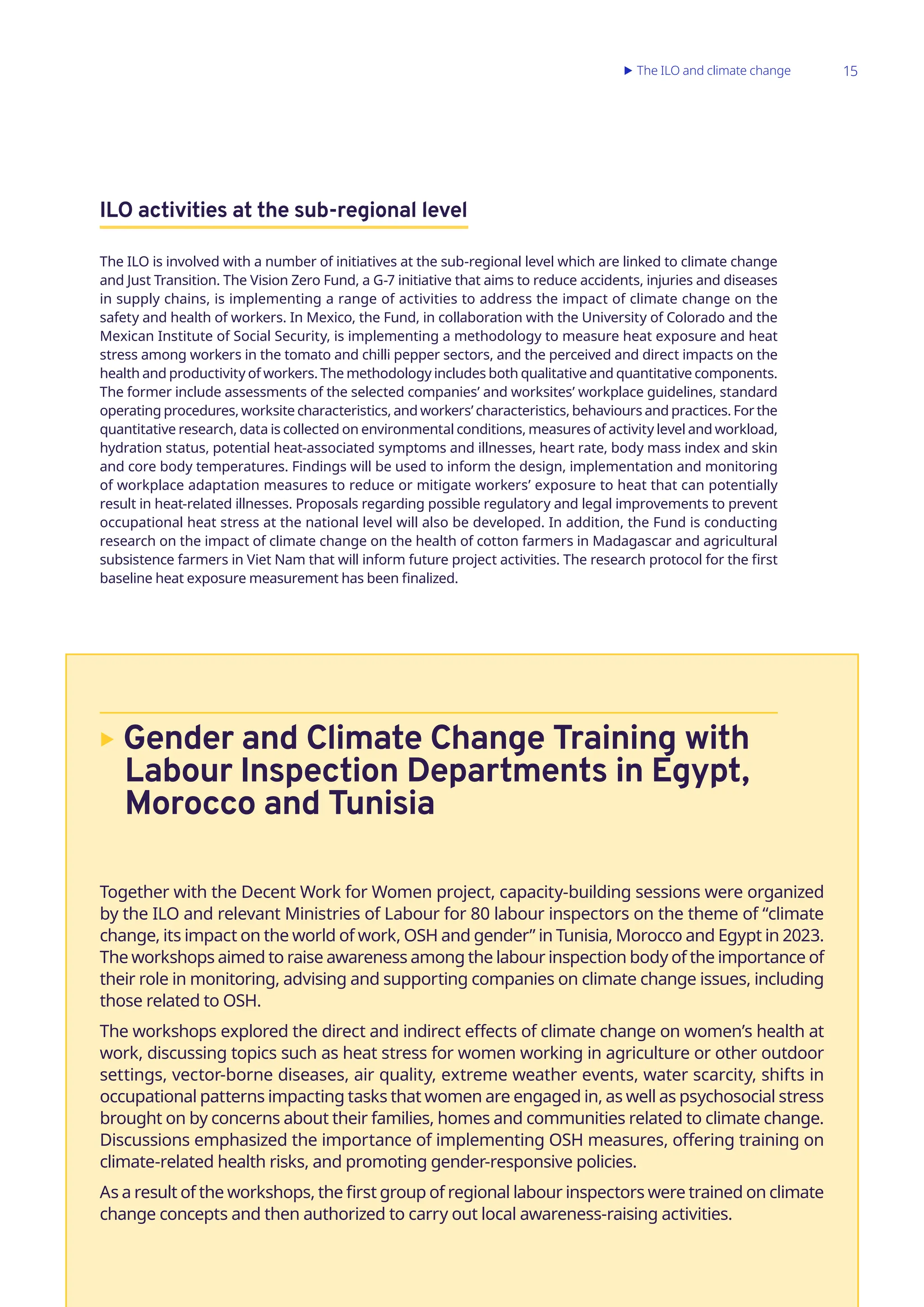 Climate change and safety and health at work | PDF