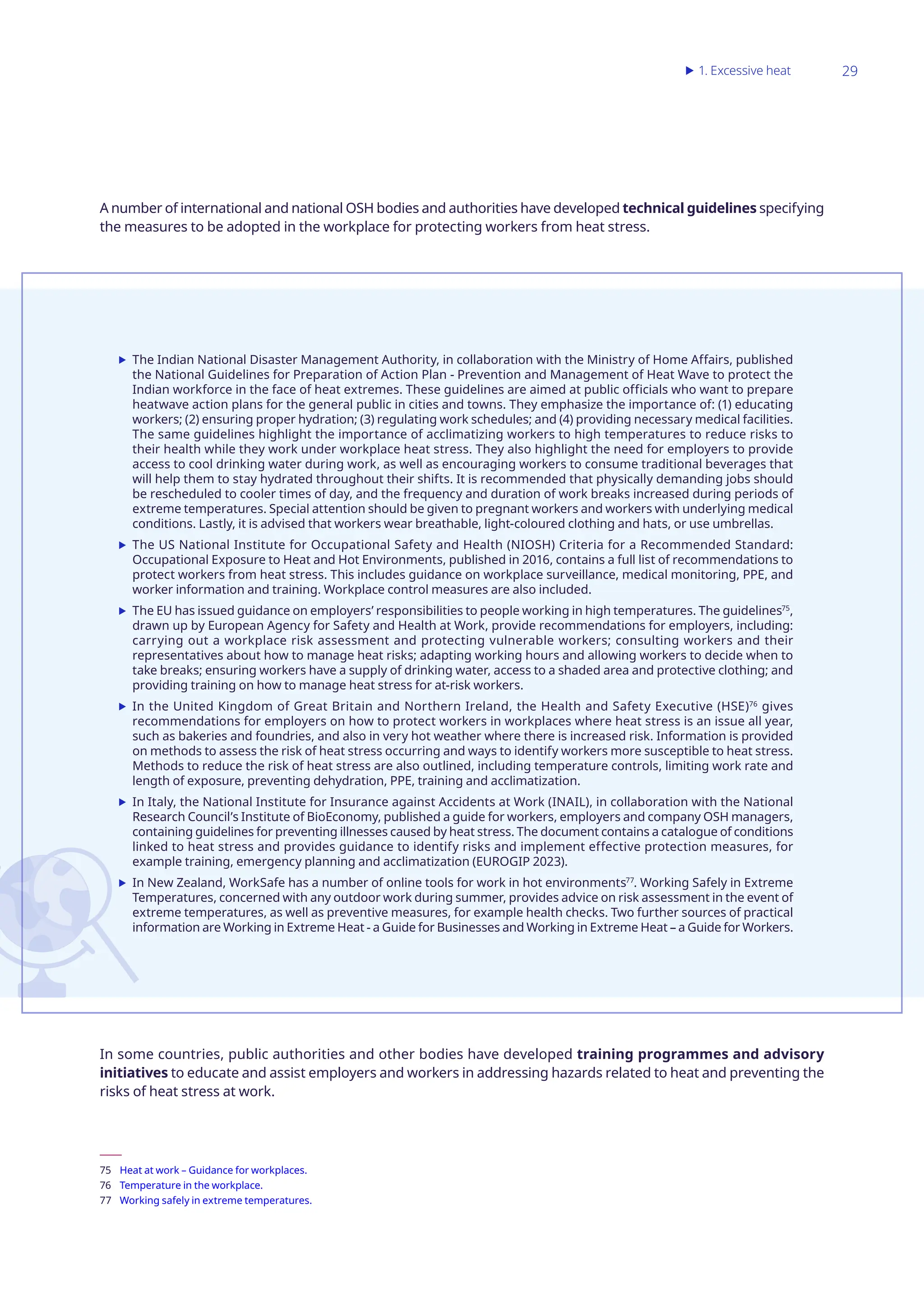 Climate change and safety and health at work | PDF