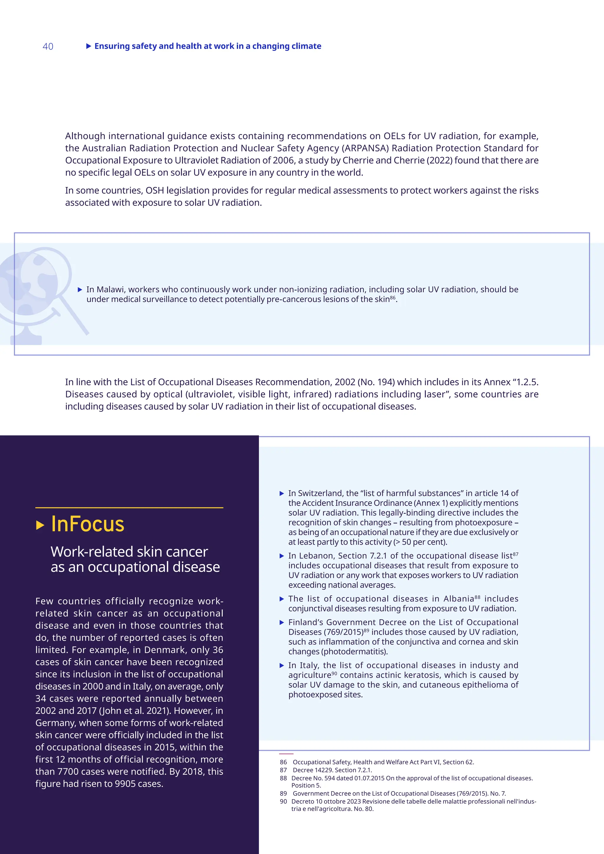 Climate change and safety and health at work | PDF