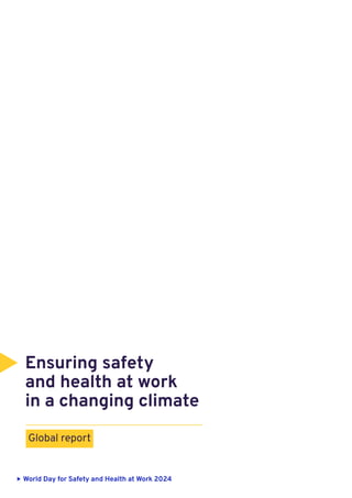 Climate change and safety and health at work | PDF