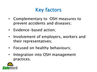 Ilo's approach & good practices dr yuka ujita | PPT
