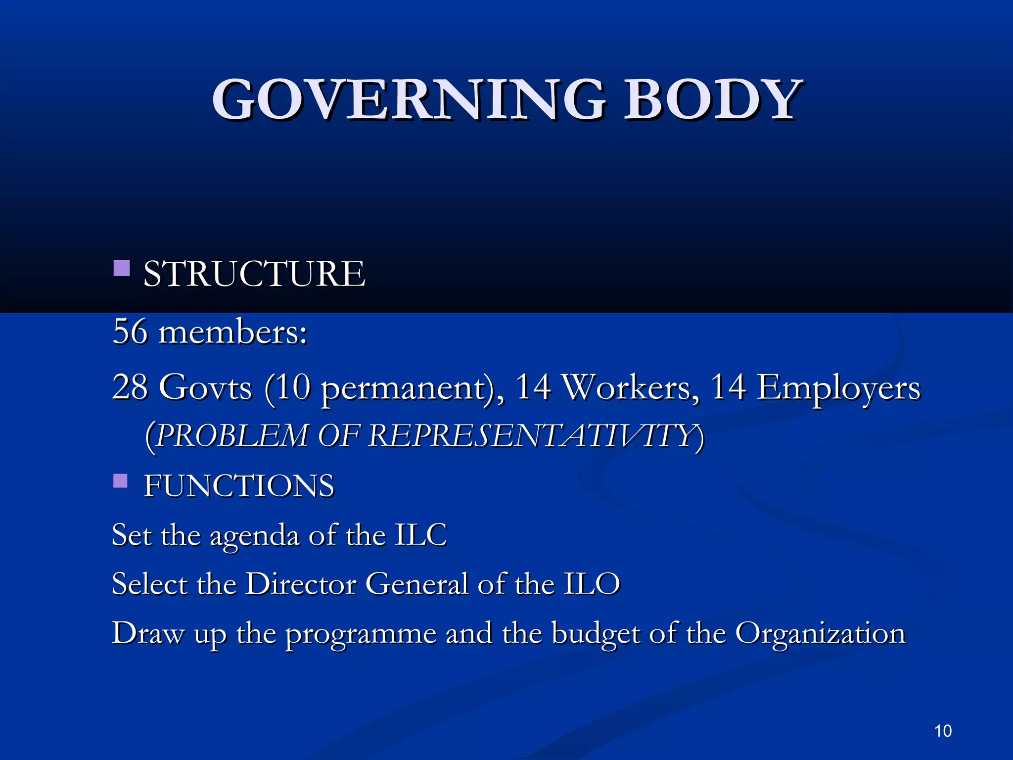 Ilo structure | PPT
