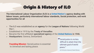 International Labour Organisation Functions