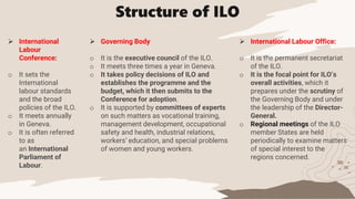 International Labour Organisation Functions