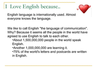 I Love English Language